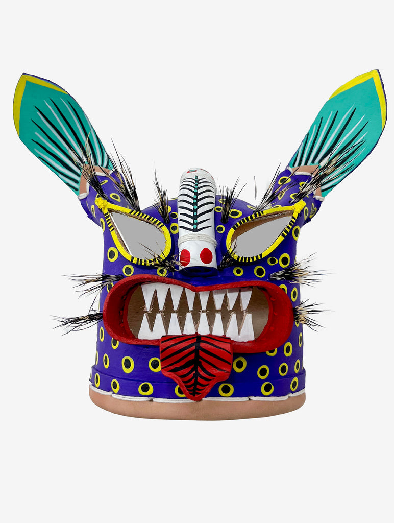 Máscara tecuan espejo Michoacán | Carla Fernández